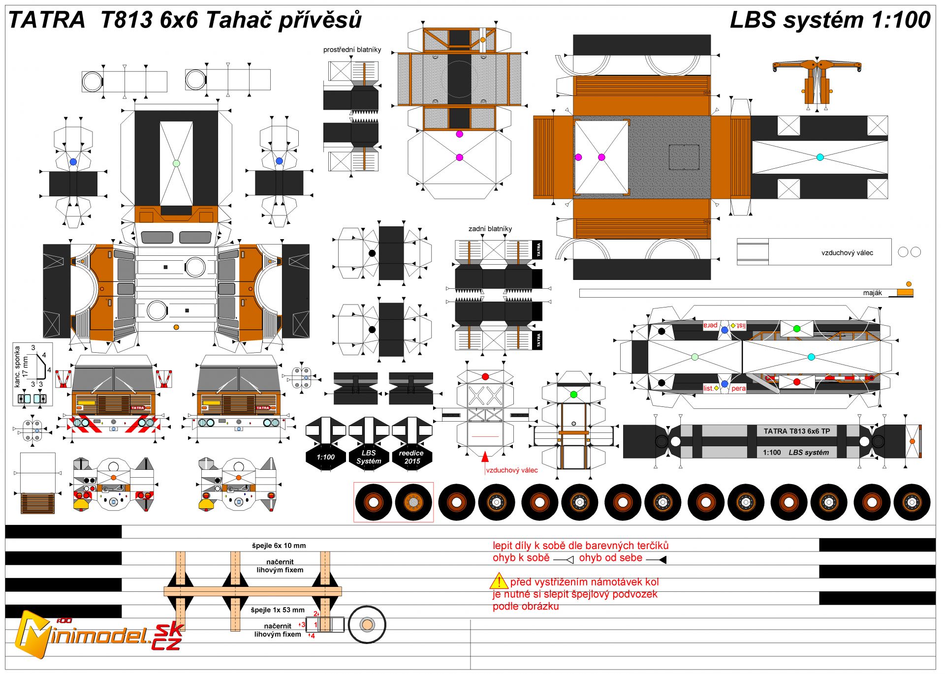 TATRA 813 6x6 TP - Minimodel Web