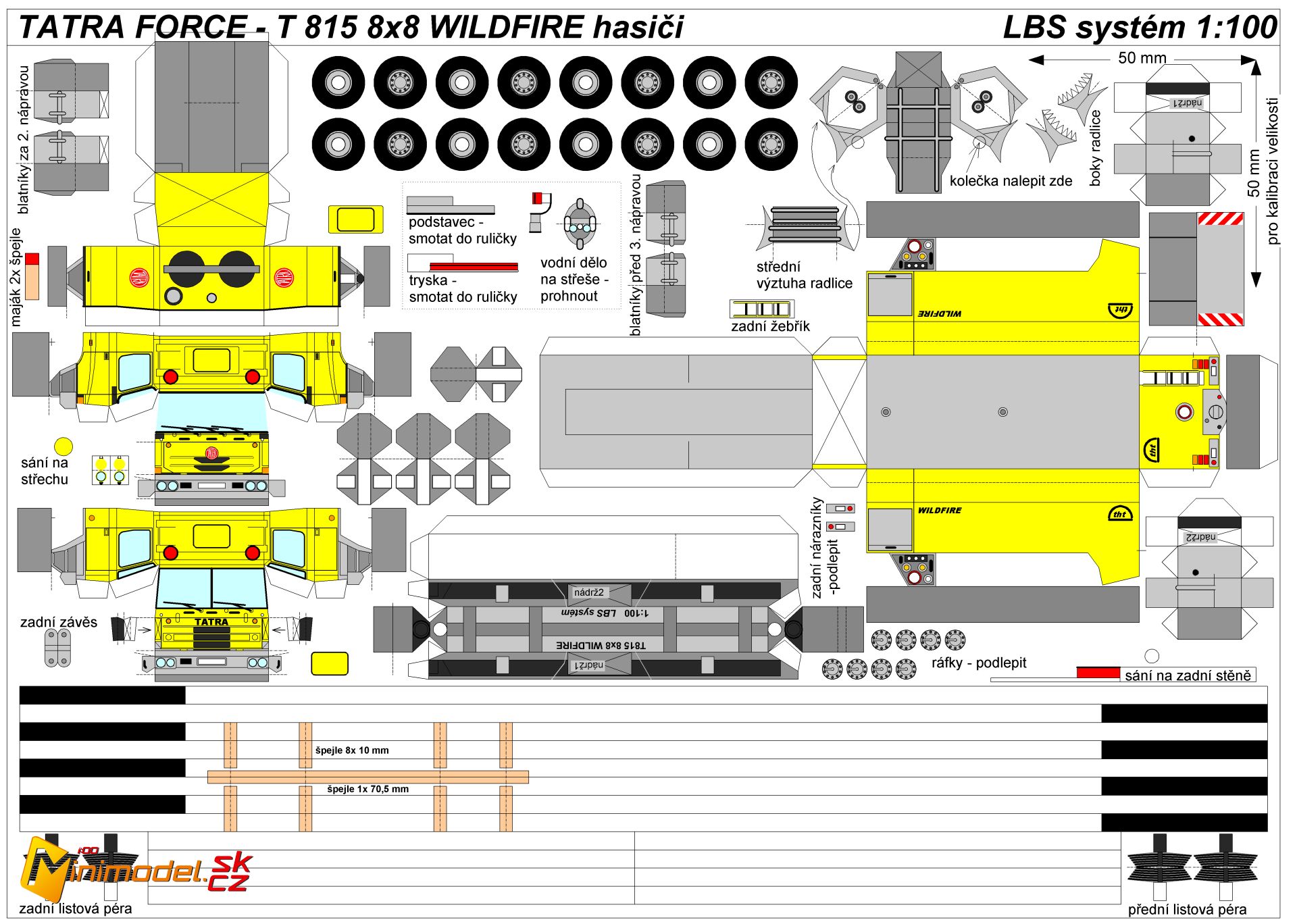 TATRA 816 8x8 WILDFIRE - Minimodel Web