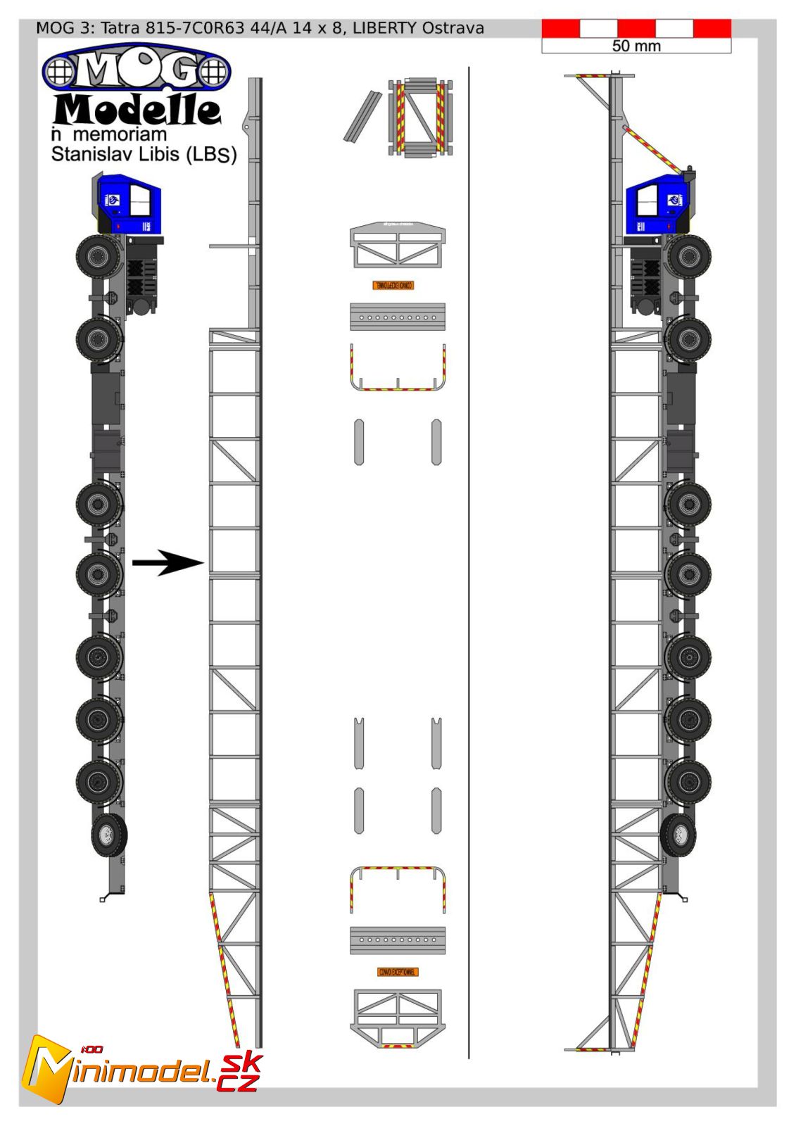 MOG 3 TATRA 815 7 LIBERTY - Minimodel Web