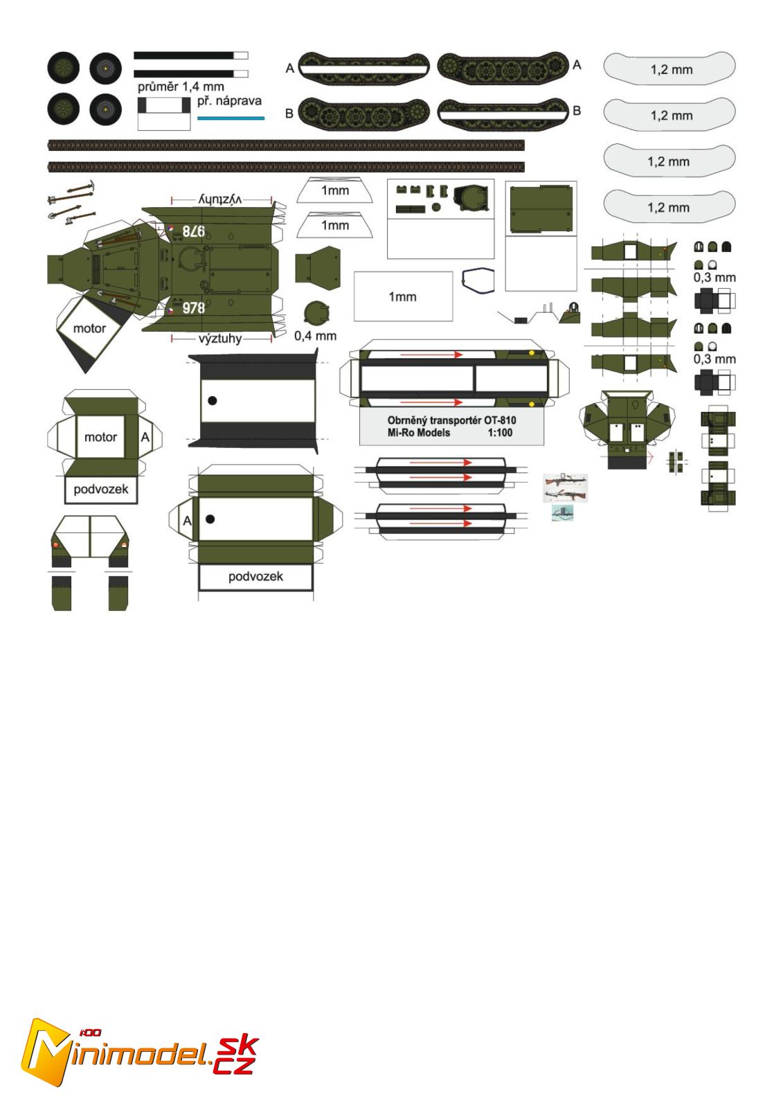VOJ23-24 OT-810 OT-810D - Minimodel Web