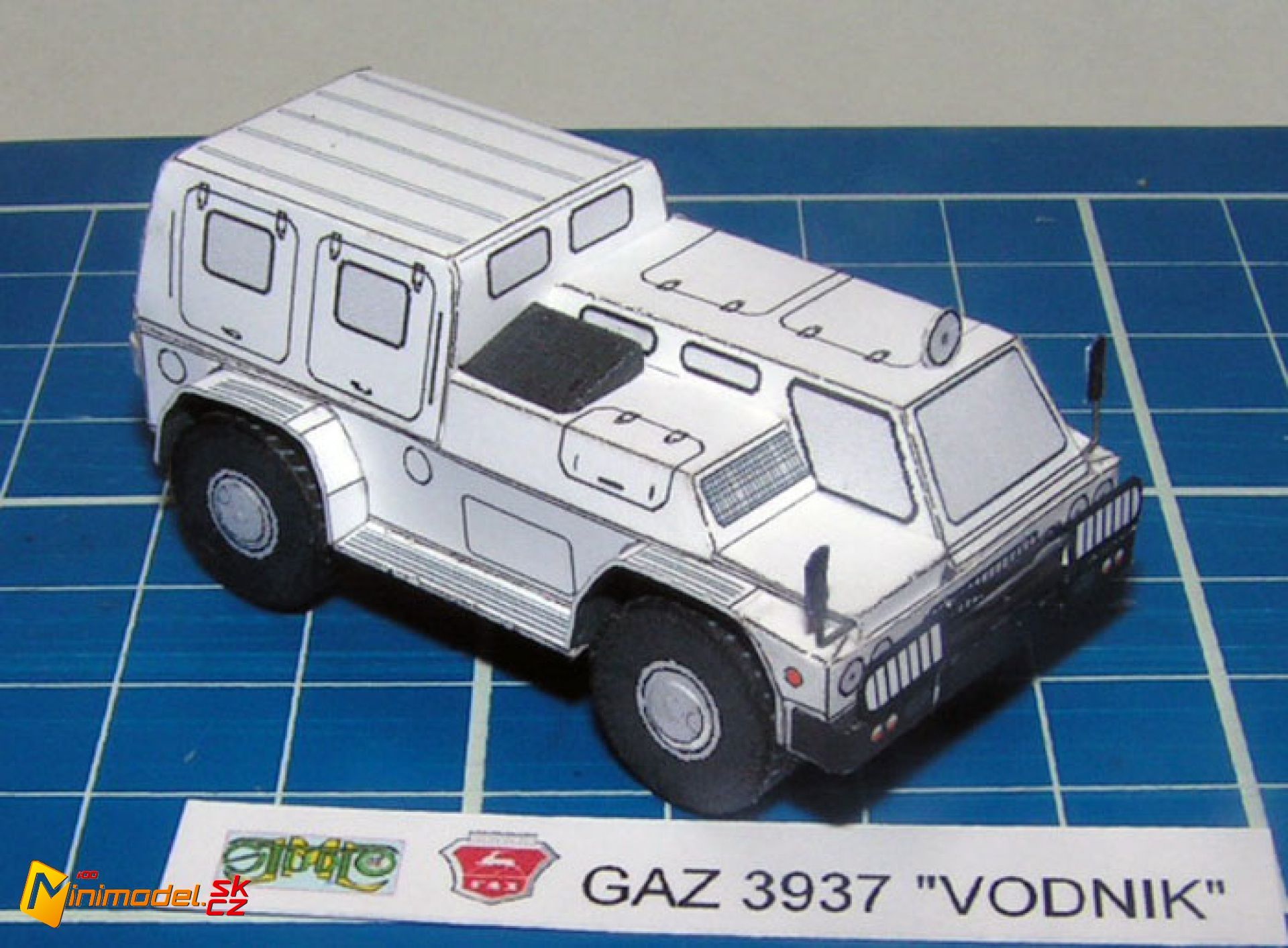 JJM R03 GAZ 3937 VODNIK - Minimodel Web