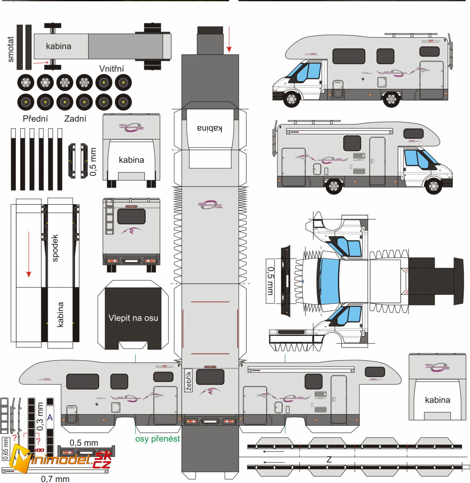 TM59 FORD TRANSIT V CARAVAN - Minimodel Web