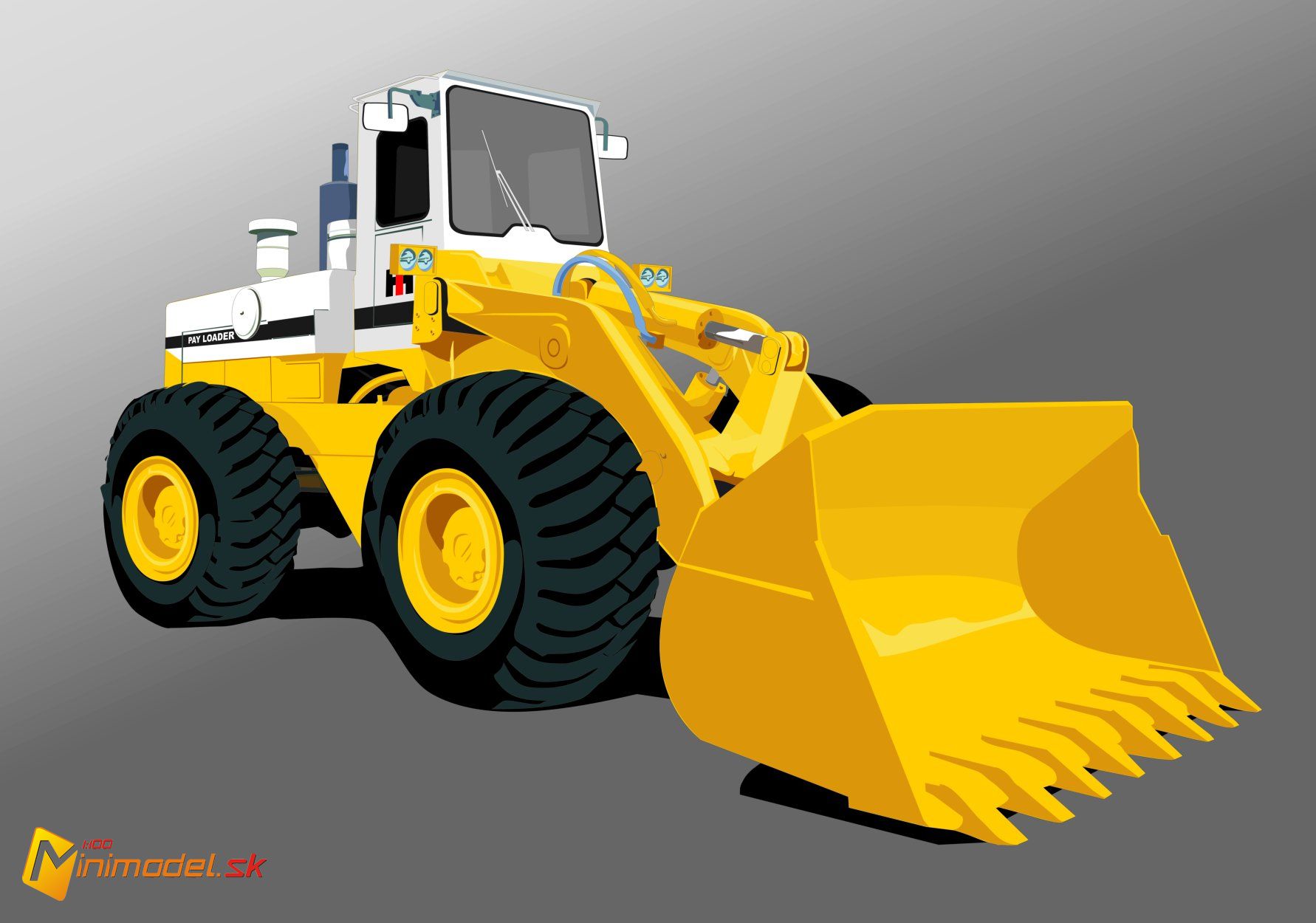 FE3601 INTERNATIONAL 90 PAYLOADER - Minimodel Web