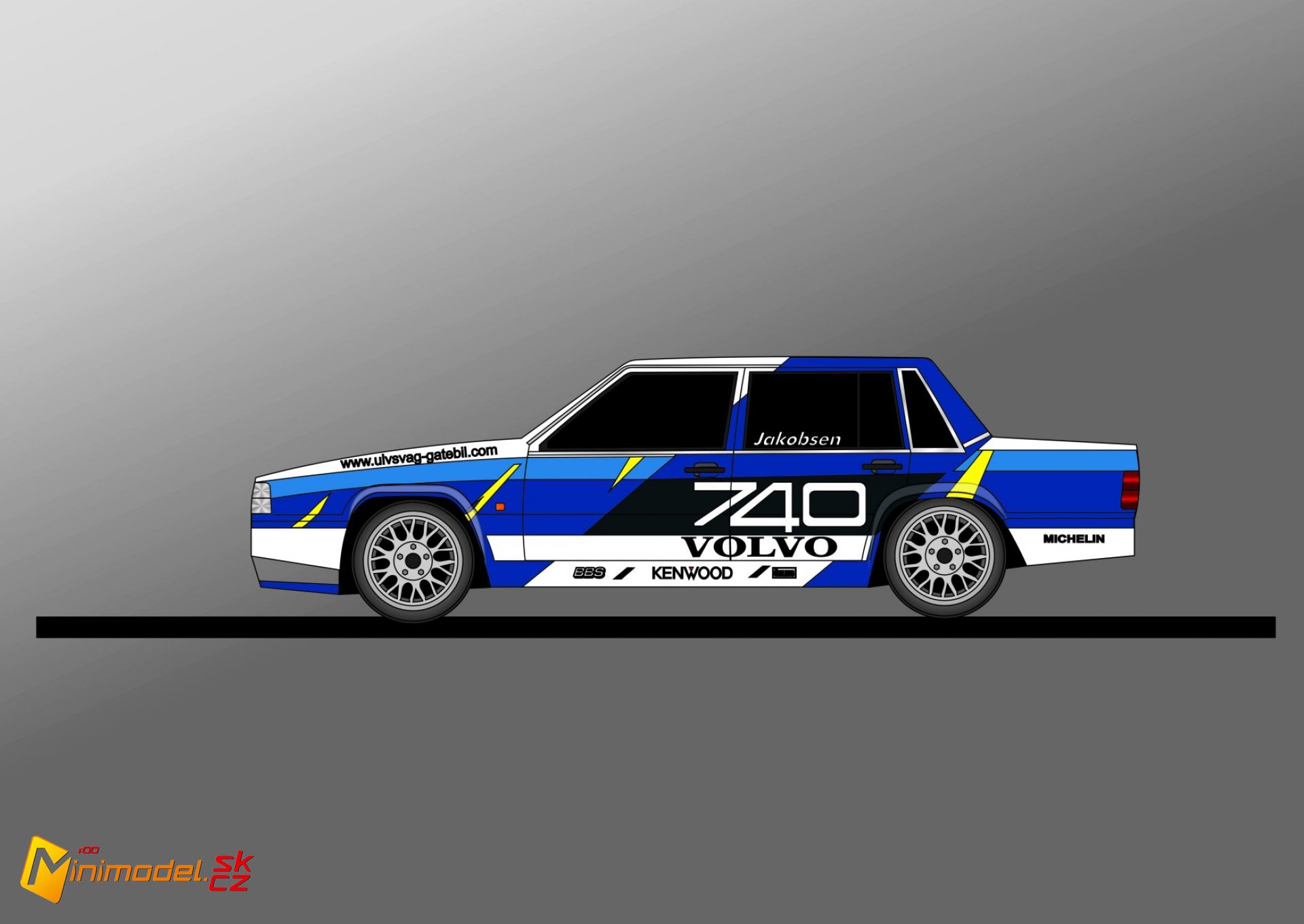 FE3738 VOLVO 740 RACING - Minimodel Web