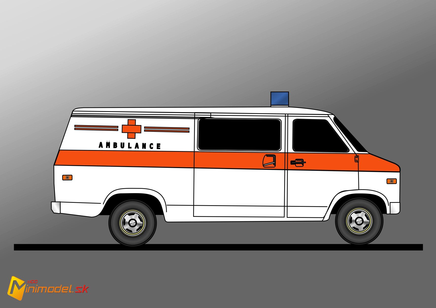 FE2243 CHEVROLET CHEVY VAN - Minimodel Web