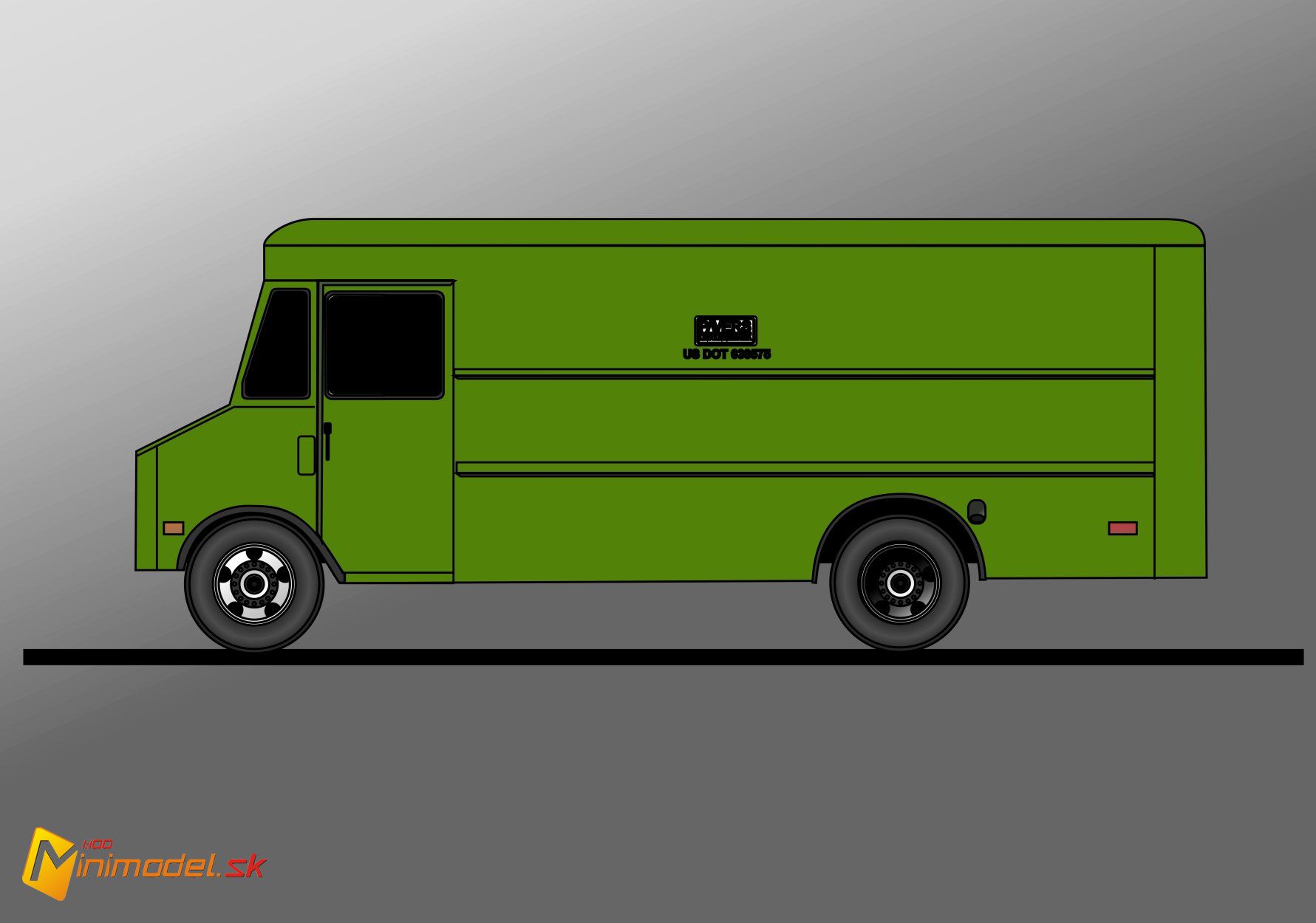 FE2892 CHEVROLET STEP VAN PAVERS - Minimodel Web