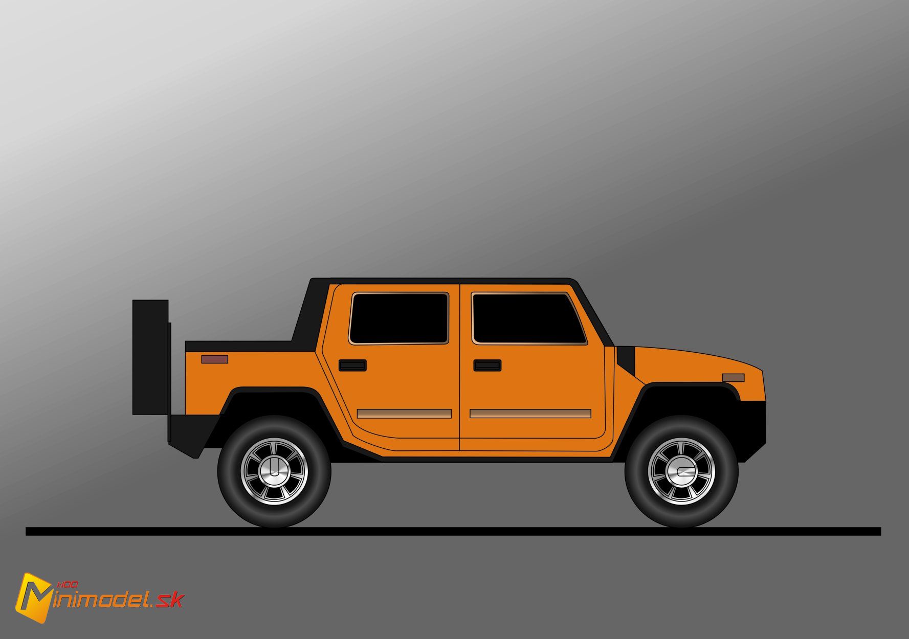 FE2964 HUMMER H2 - Minimodel Web