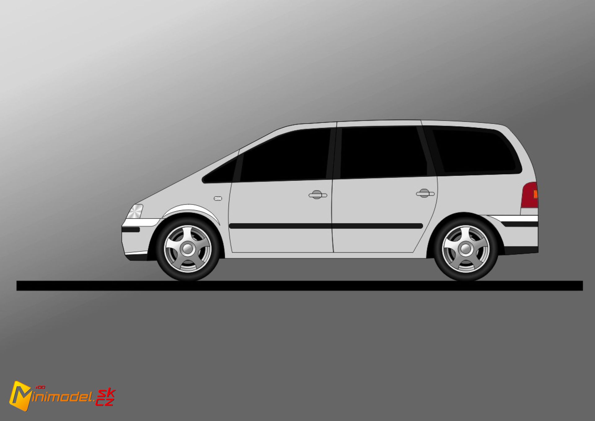 FE3186 SEAT ALHAMBRA - Minimodel Web